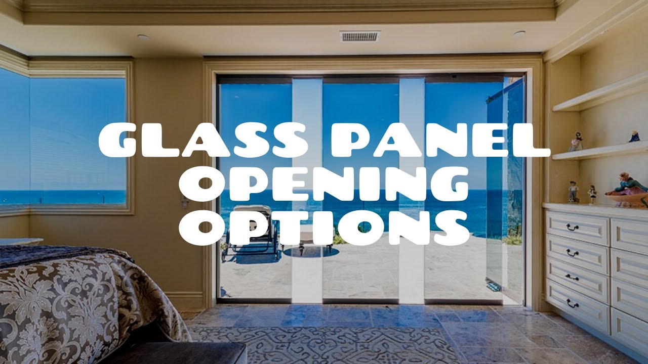 Sliding Glass Door Opening Options | Cover Glass USA - YouTube