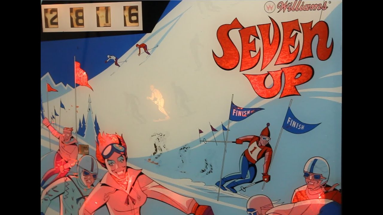 1969 Williams SEVEN UP pinball machine - YouTube