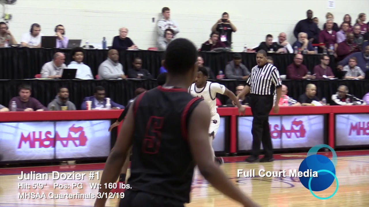 Julian Dozier PG U of D Jesuit H.S 2019 Highlights - YouTube