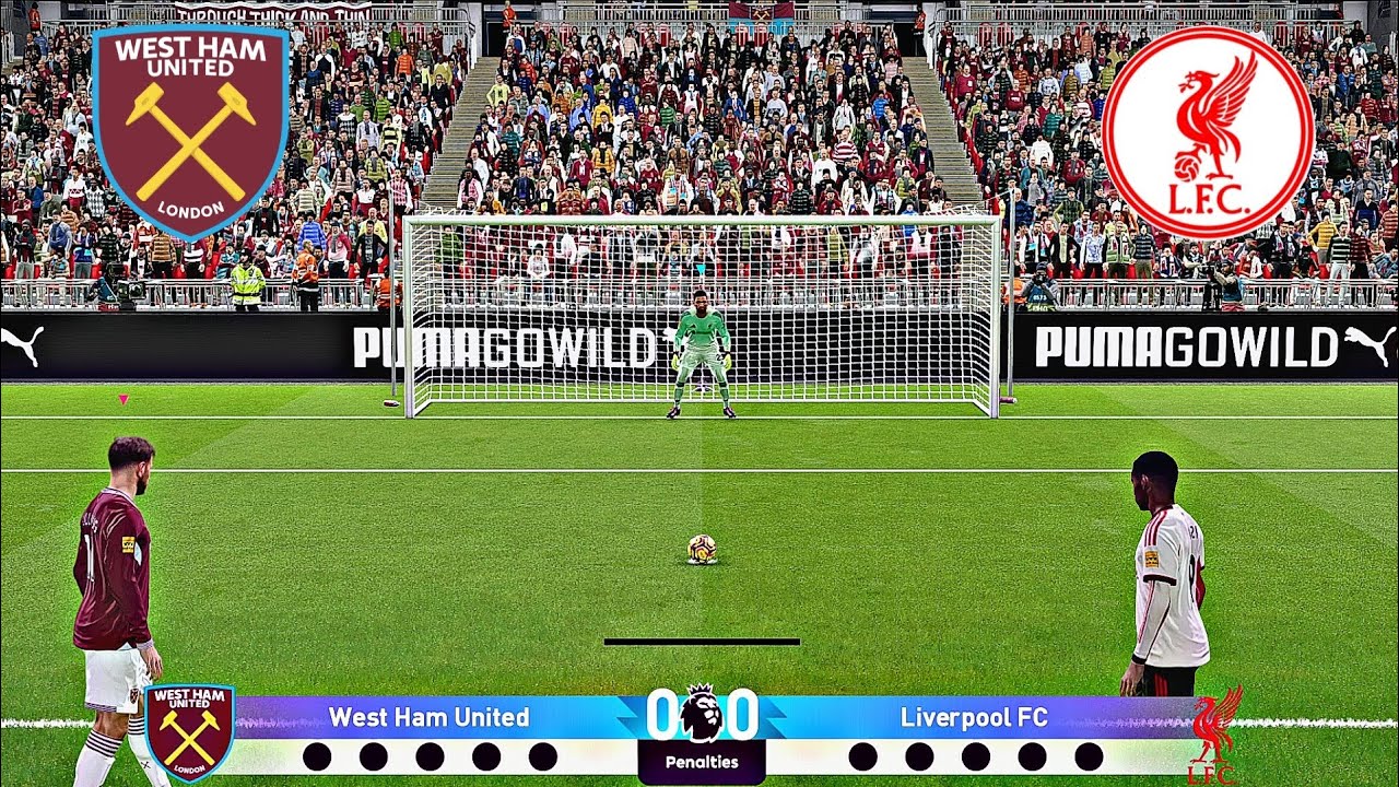 WEST HAM VS LIVERPOOL FULL PENALTY SHOOTOUT | WHU VS LIV HIGHLIGHTS ...