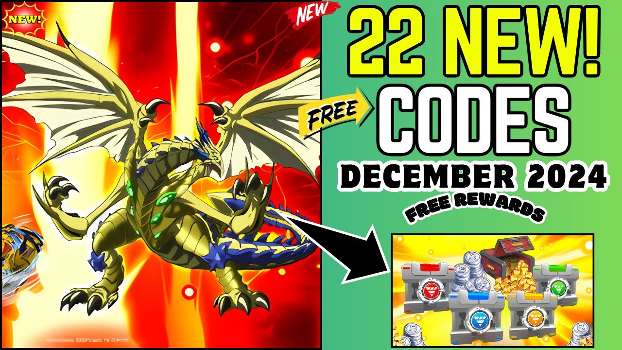 DECEMBER🎁CODES⚡TODAY*s🎁BEYBLADE BURST RIVALS PROMO CODES 2024 ...