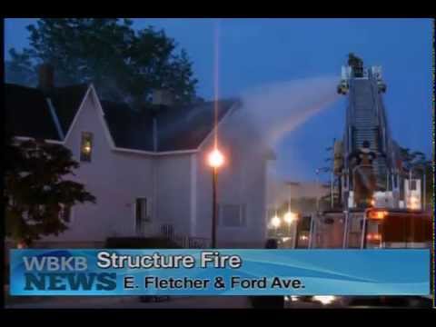Alpena Fire Department Responds to Structure Fire - YouTube