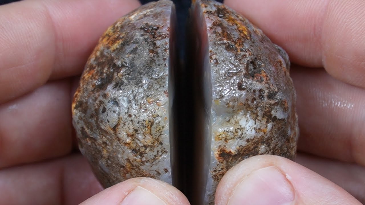 Cutting Open 5 Rocks From Different Countries - What's Inside? - YouTube