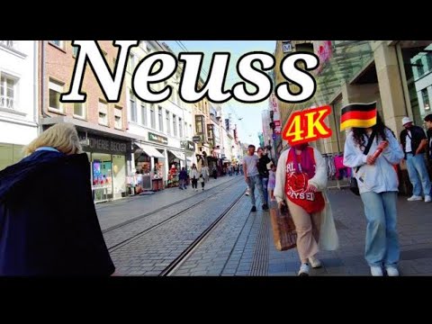 Neuss City,Germany / Walking tour in Neuss Deutschland 🇩🇪- 4K 60fps (UHD)