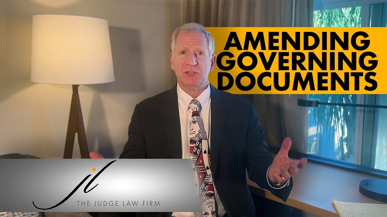HOA Law Explained: Amending Governing Documents - YouTube