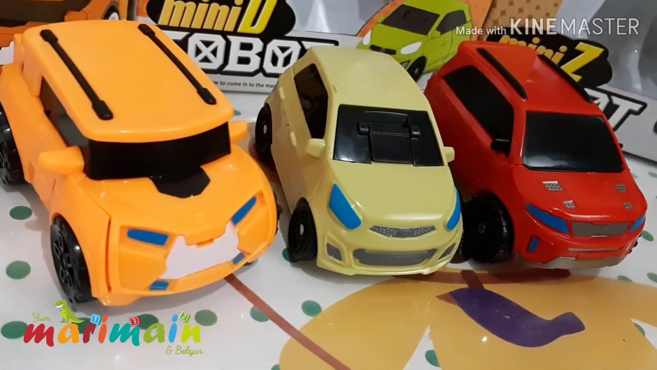Mainan Tobot X D Z Mini - Unboxing Mobil Robot Car Toys - YouTube