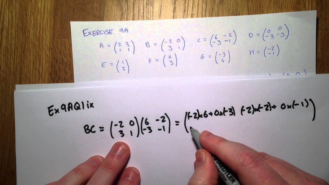 AQA Level 2 Further Mathematics Exercise 9A Question 1ix - YouTube