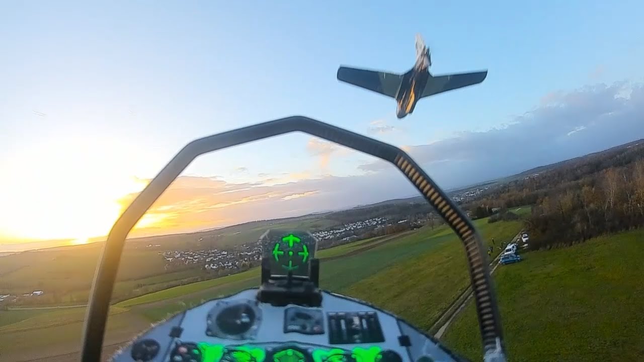 Thrilling RC Swarm! 5 Messerschmitt ME 163 Komet Models Soaring Over ...