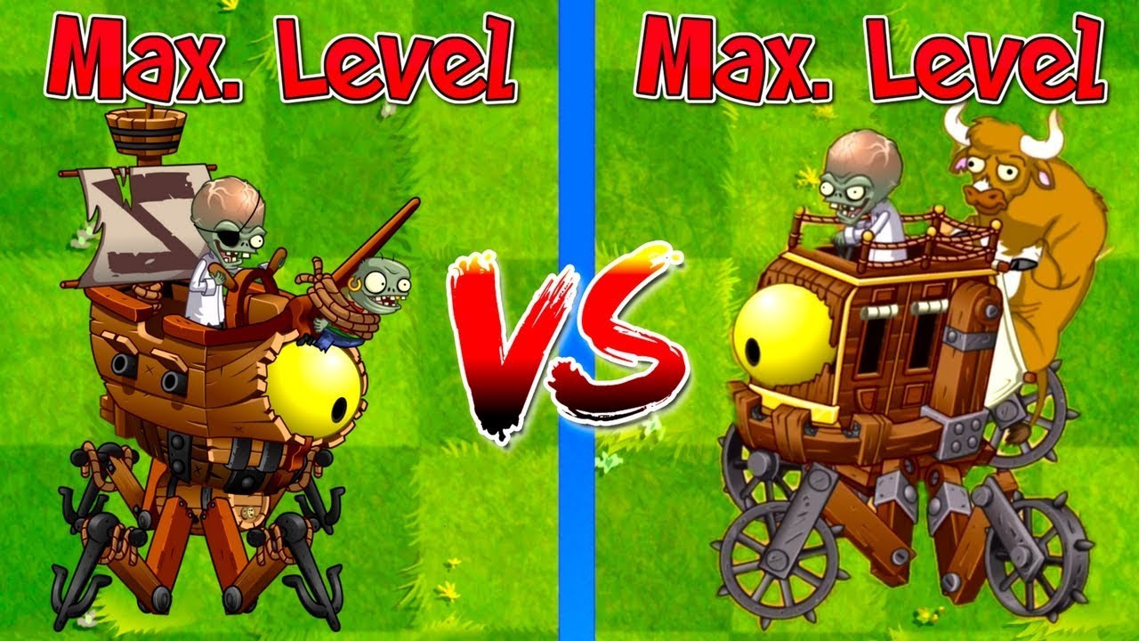Plants vs Zombies 2 Official Zombot vs Zombot Wild West vs Pirate ...