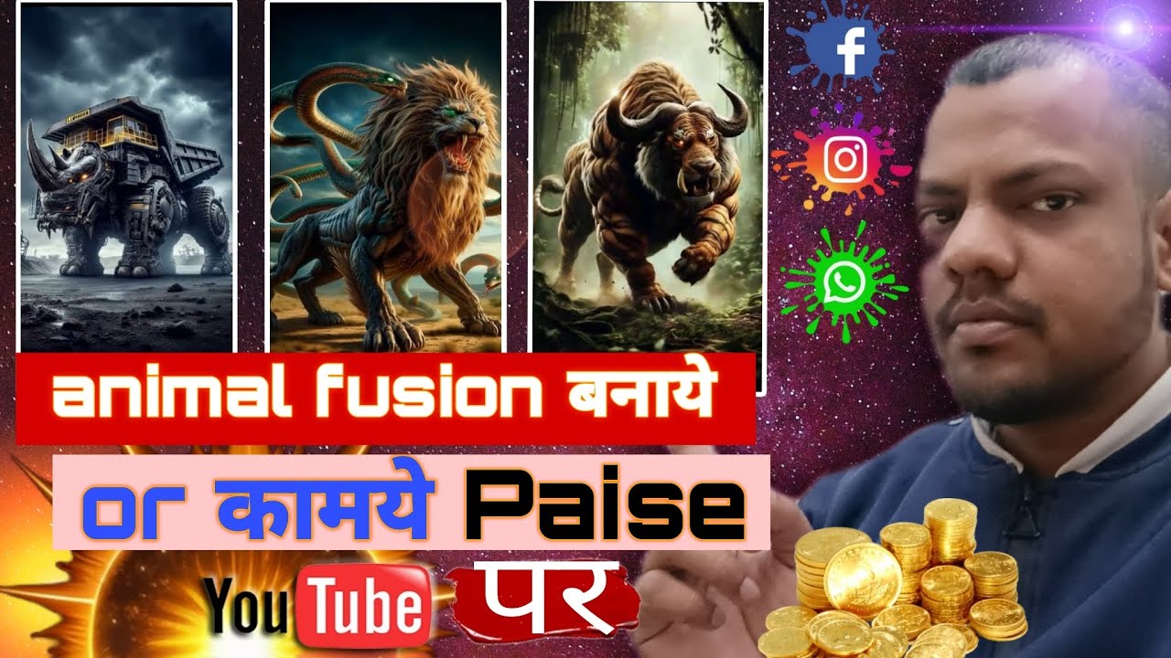 Animal Fusion Kaise Banaye? | How to Create Animal Fusion | Earn Money ...