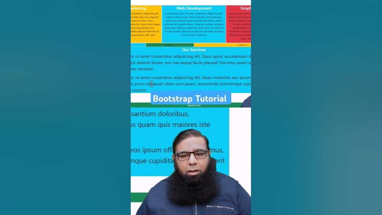 Bootstrap #bootstrap #webdevelopment #fullstackwebdevelopmen #html #css #js #fyp #shahidnaeem ...