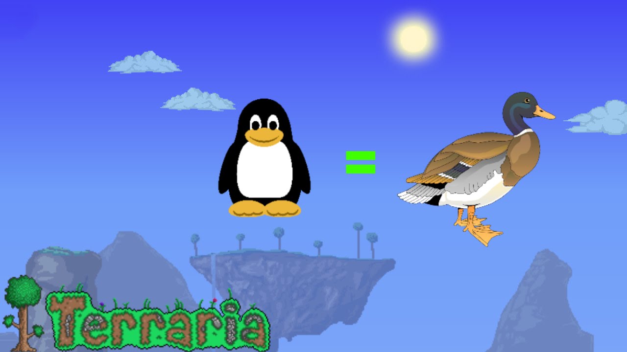 Duck or Penguin? - TERRARIA - YouTube