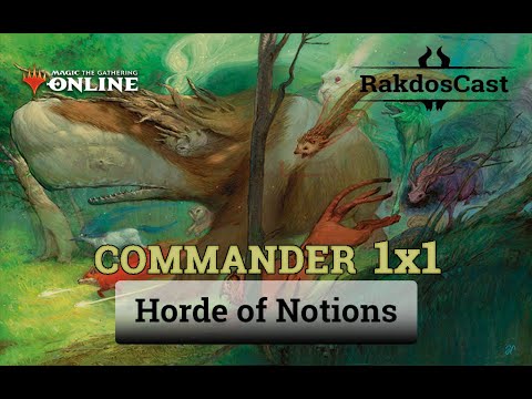 Commander 1x1 - Horde of Notions vs Aegar, the Freezing Flame - Magic ...