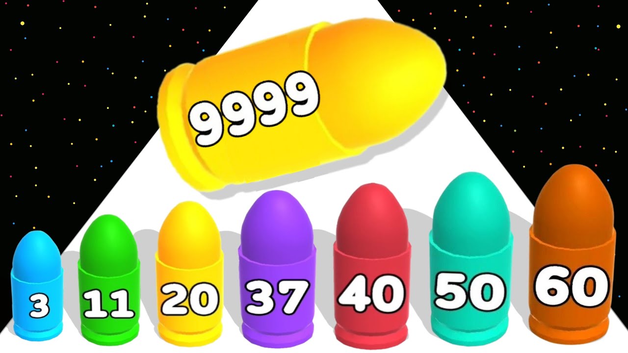 Bullet Up Run - Level Up Bullet Max Level Gameplay (Merge Bullet Gun ...