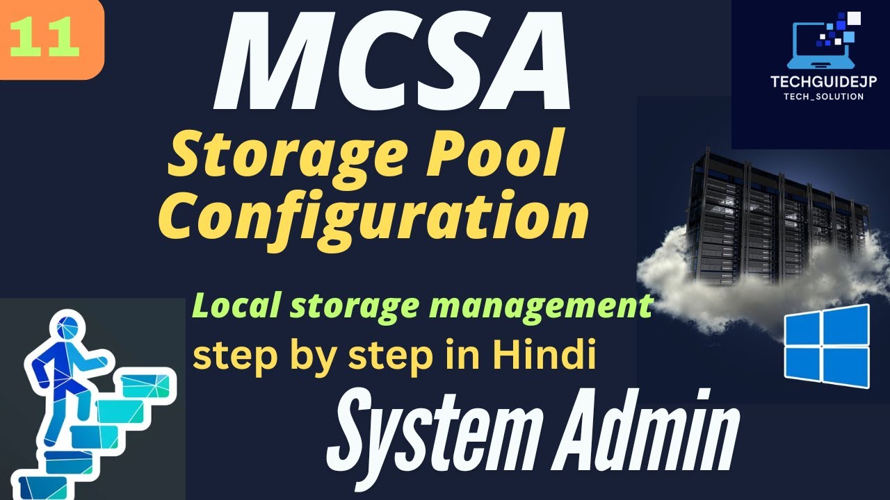 How to Storage Pool and manage Local storage in windows server | step ...