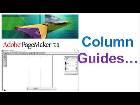 PageMaker 7.0 || Column Guidelines... Setting - YouTube