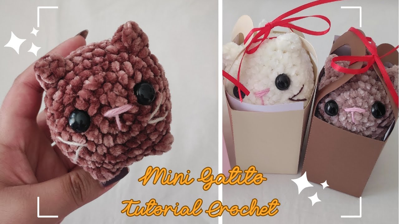 Tutorial mini gato amigurumi - YouTube