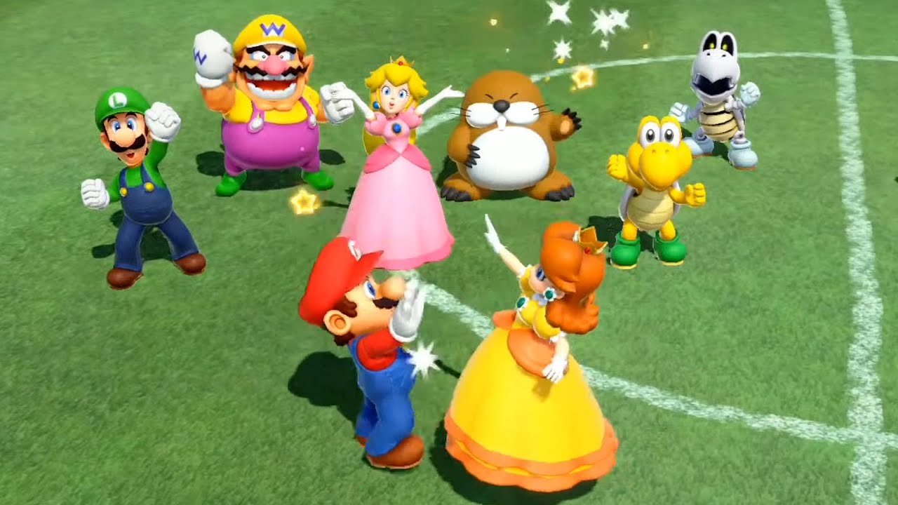 Super Mario Party Minigame - Daisy Vs Mario Vs Rosalina Vs Goomba - YouTube