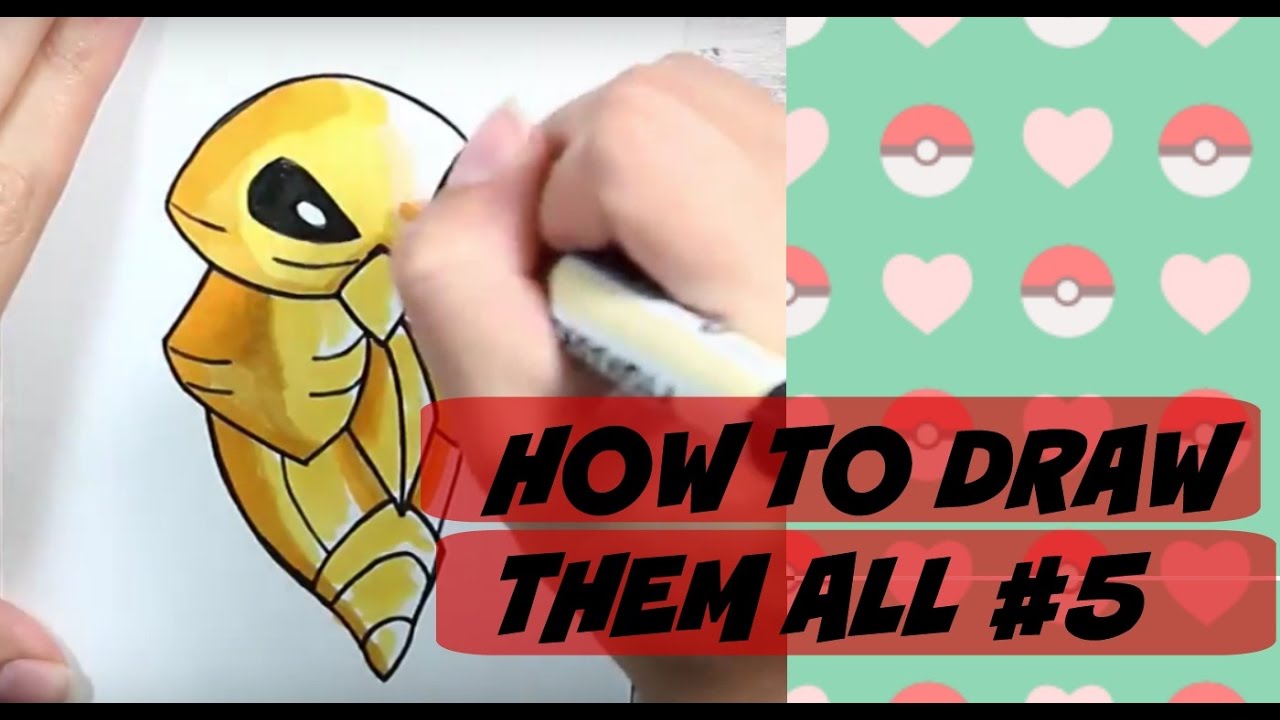 How to draw Weedle, Kakuna and Beedrill | Pokemon Go | Draw them all #5 ...