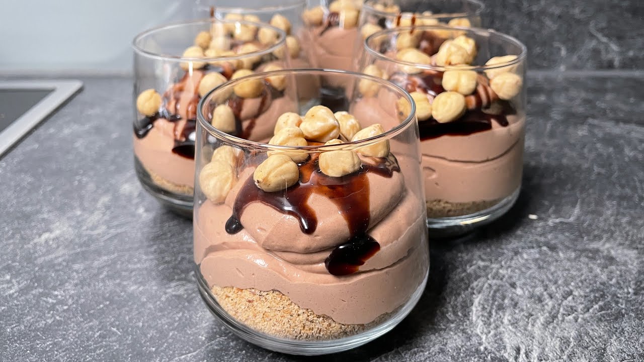 Dessert mit Nutella in 5 Minuten. Es gab noch nie einen so leckeren ...