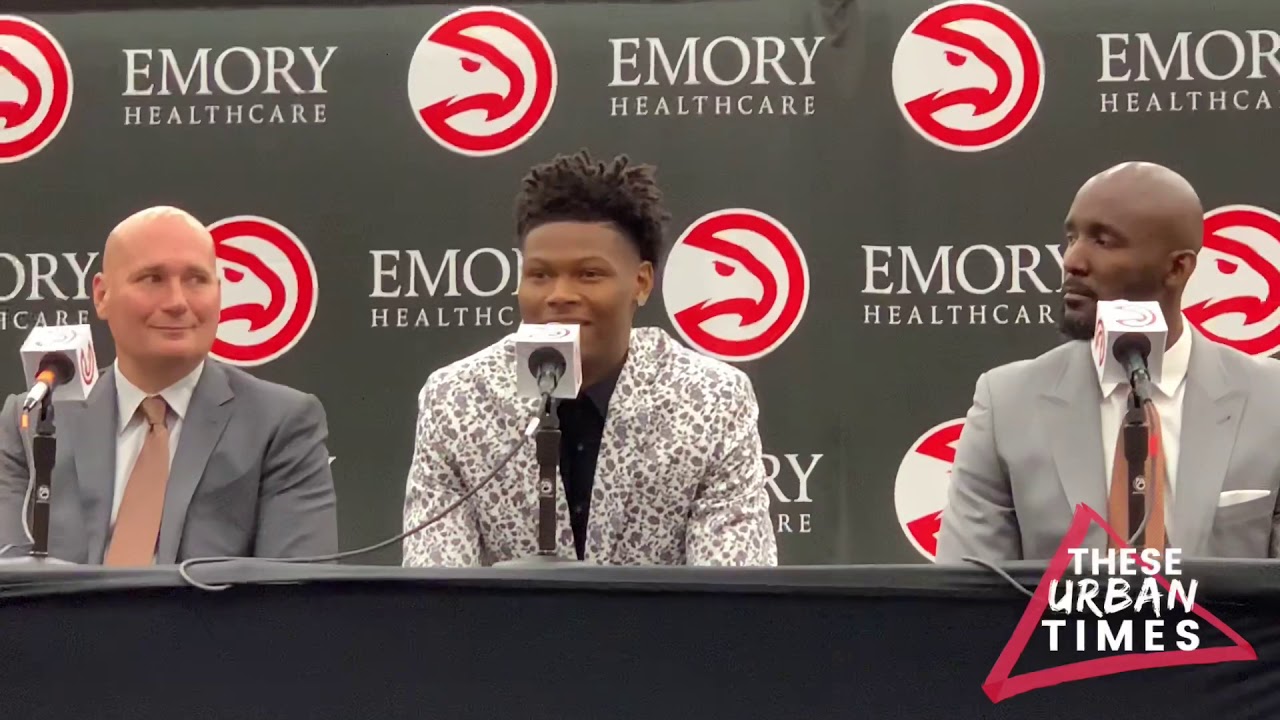 Cam Reddish's Atlanta Hawks Introductory Press Conference (June 24th ...