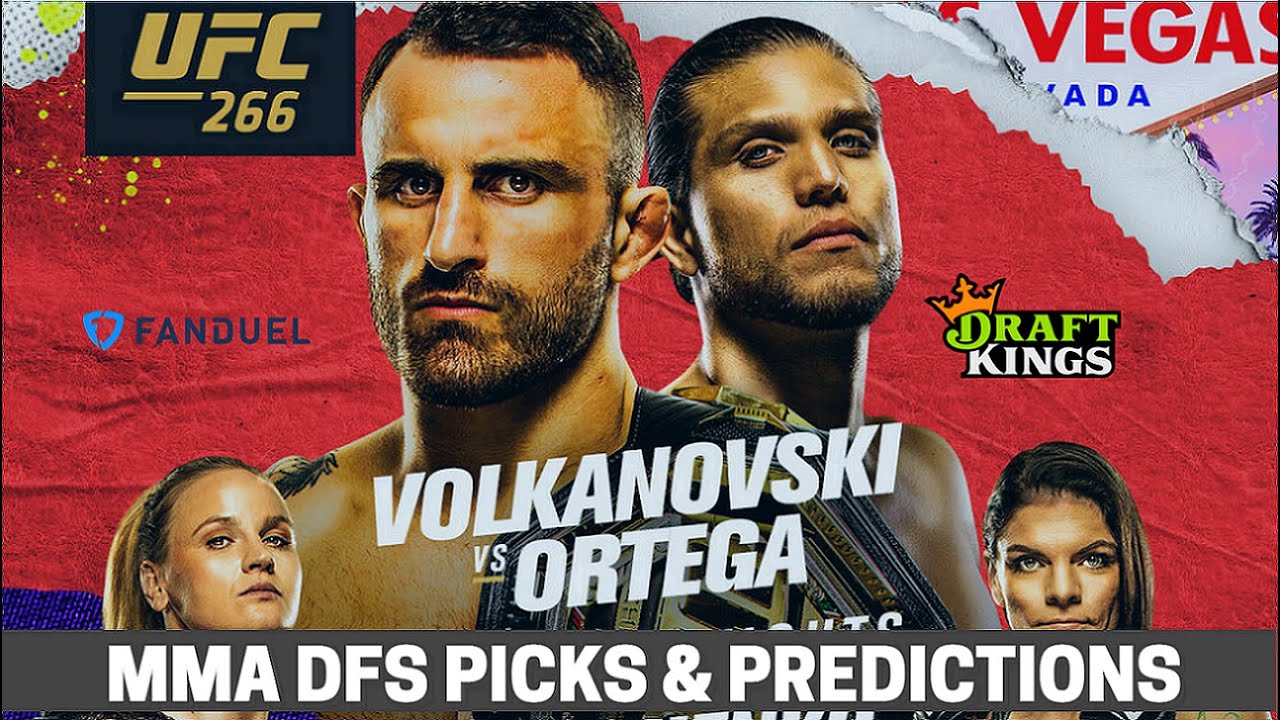 DraftKings MMA DFS: UFC 266 Card Best Bets, Picks, Lineup Advice ...