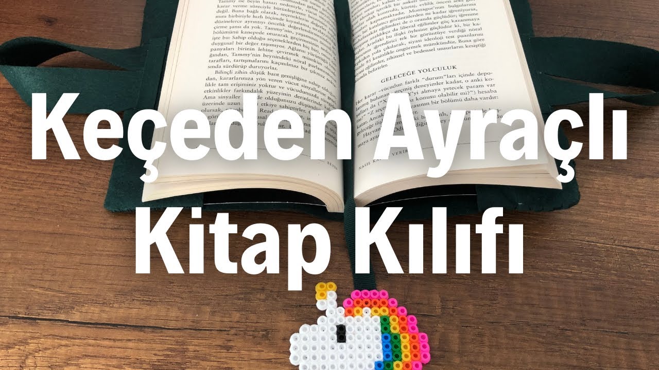 Keçeden Kitap - Defter Kılıfı Yapımı | Keçeden Neler Yapılır? - YouTube