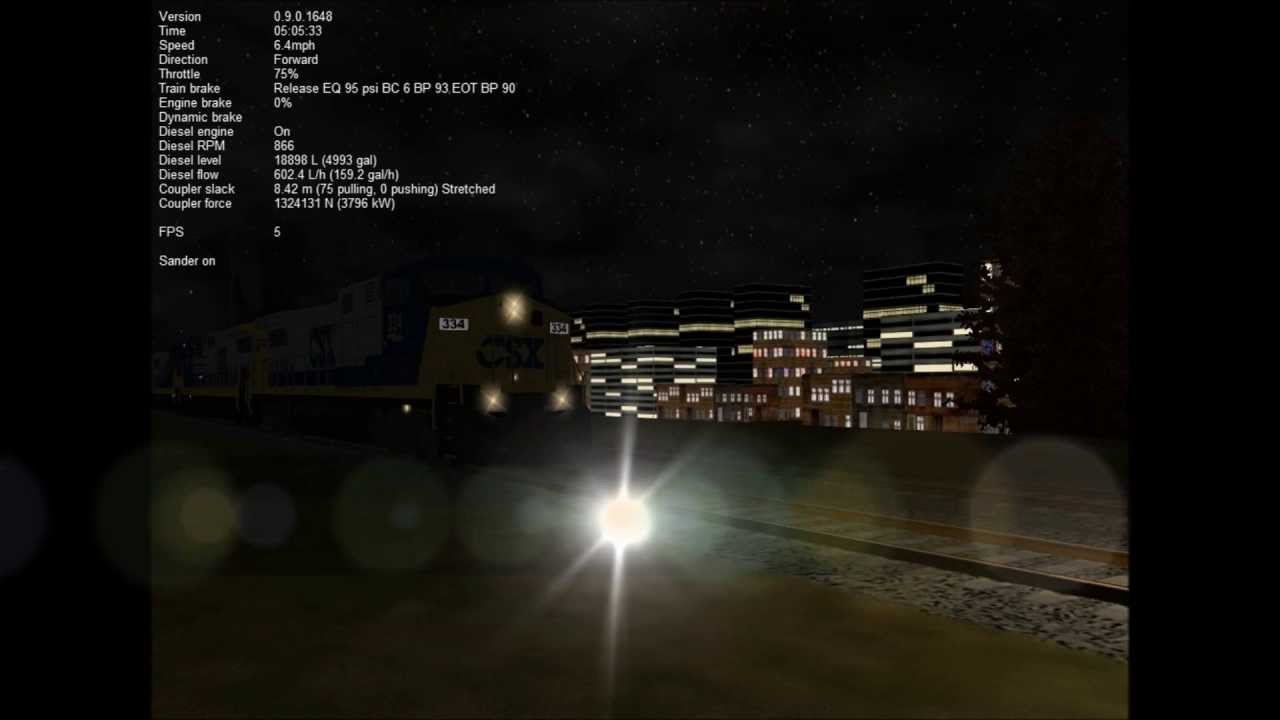 OpenRails CSX Startup - YouTube
