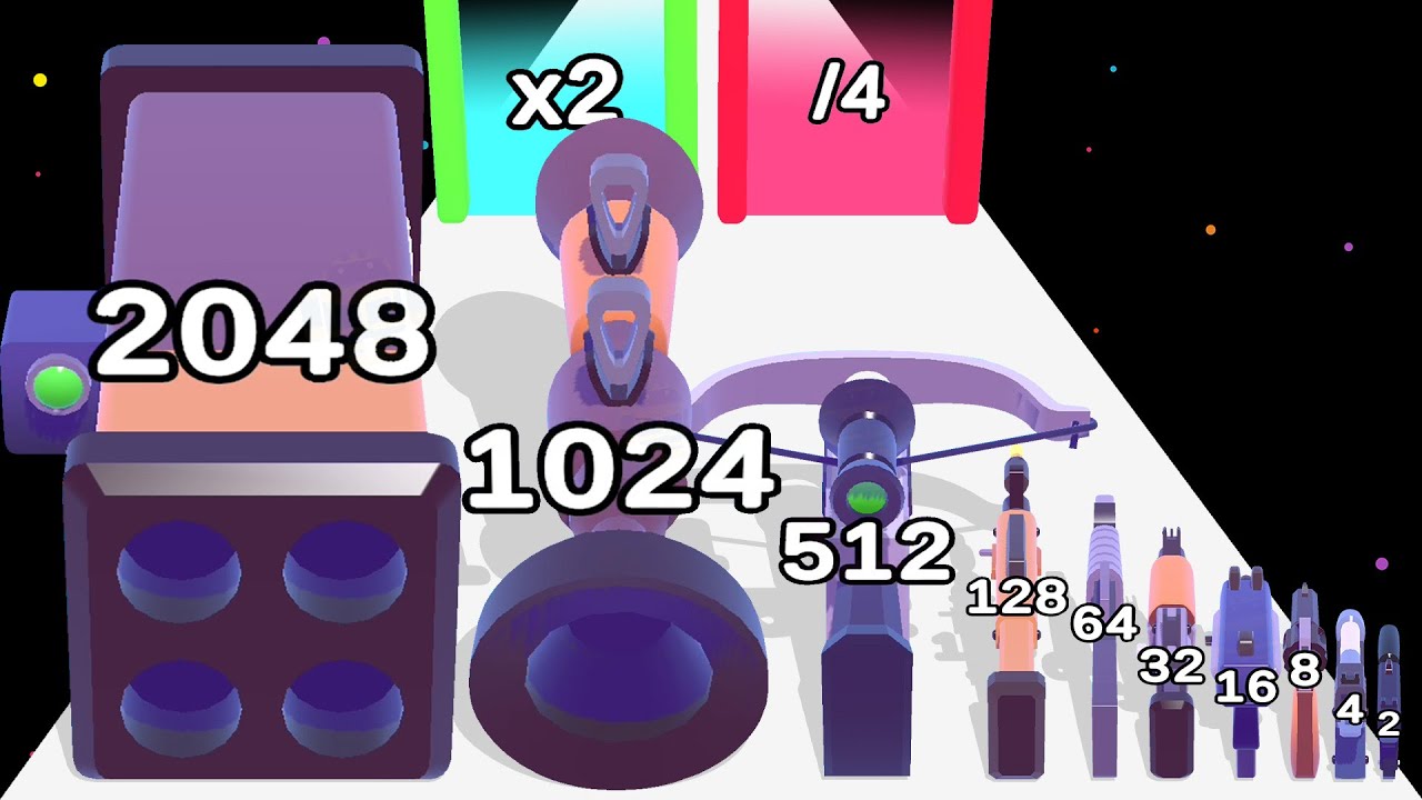 GUN MERGE 2048 - Level Up Gun (Max Level) - YouTube