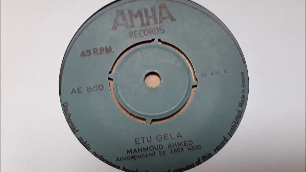 Mahmoud Ahmed - Etu Gela (Amha Records, Ethiopia 1974) - YouTube