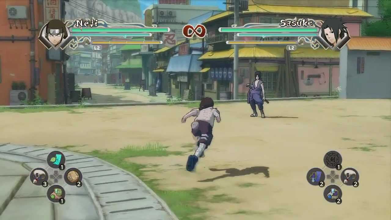 Naruto Shippuden UNSG - Neji Hyuga - Byakugan Mode - YouTube