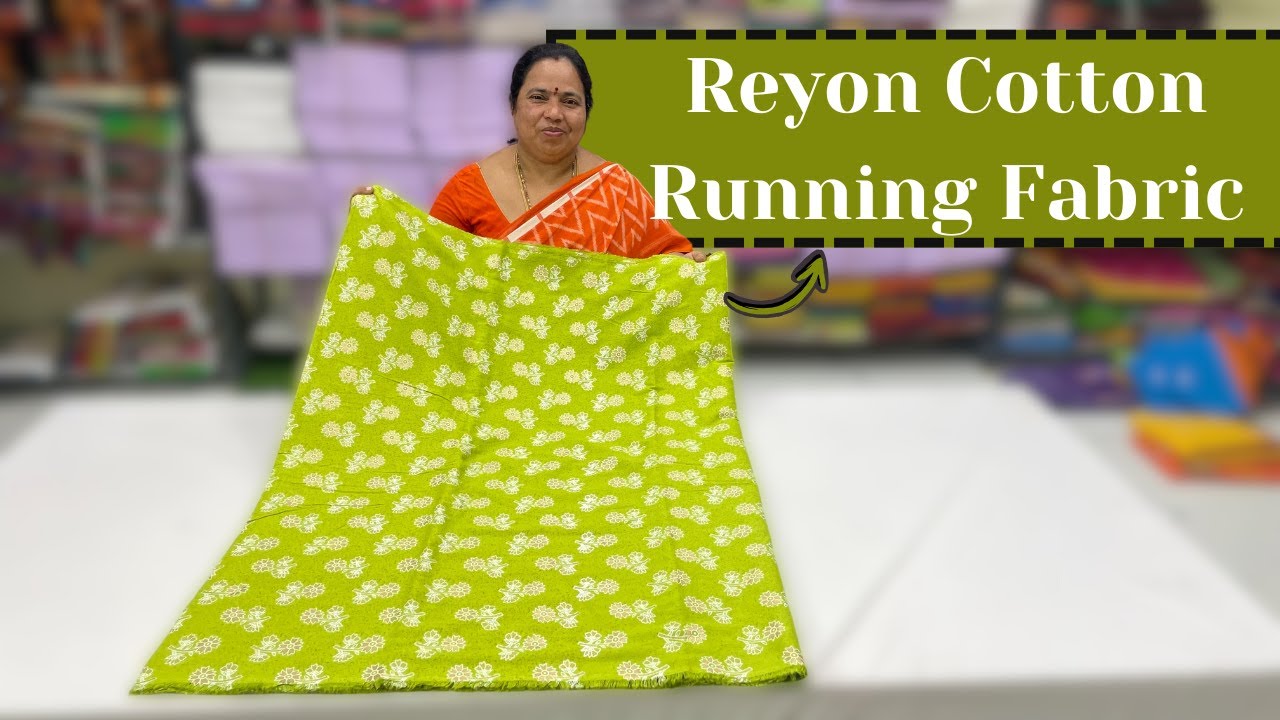Reyon Cotton Running Fabric || Wholesale Shop || GSR HANDLOOMS - YouTube