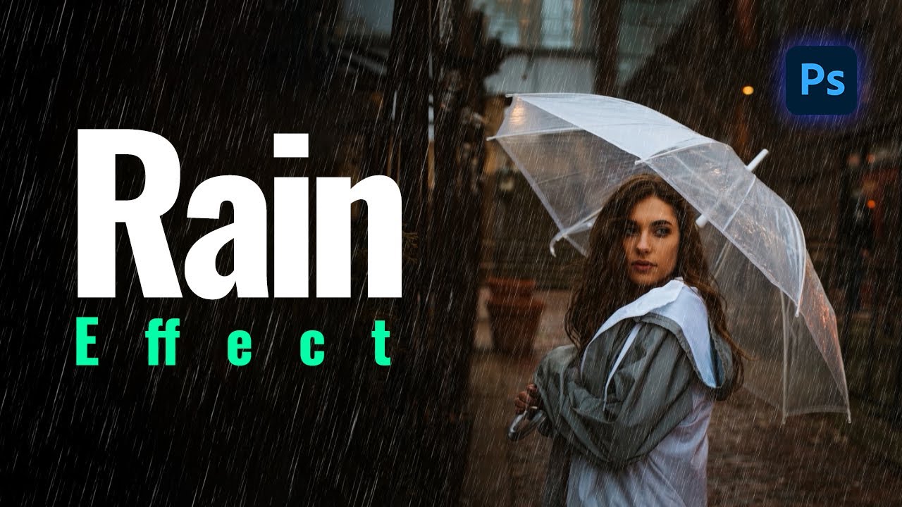 How to Create Rain Effect | Adobe Photoshop | Quick & Easy tutorial ...