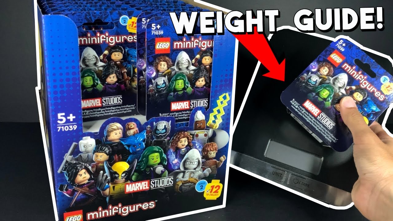 LEGO Marvel Series 2 CMF Blind Boxes WEIGHT GUIDE & FULL CASE OPENING ...
