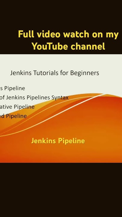 Jenkins Pipeline vs Declarative Script #jenkinstutorial #jenkins #devopsengineer #devops #sre ...