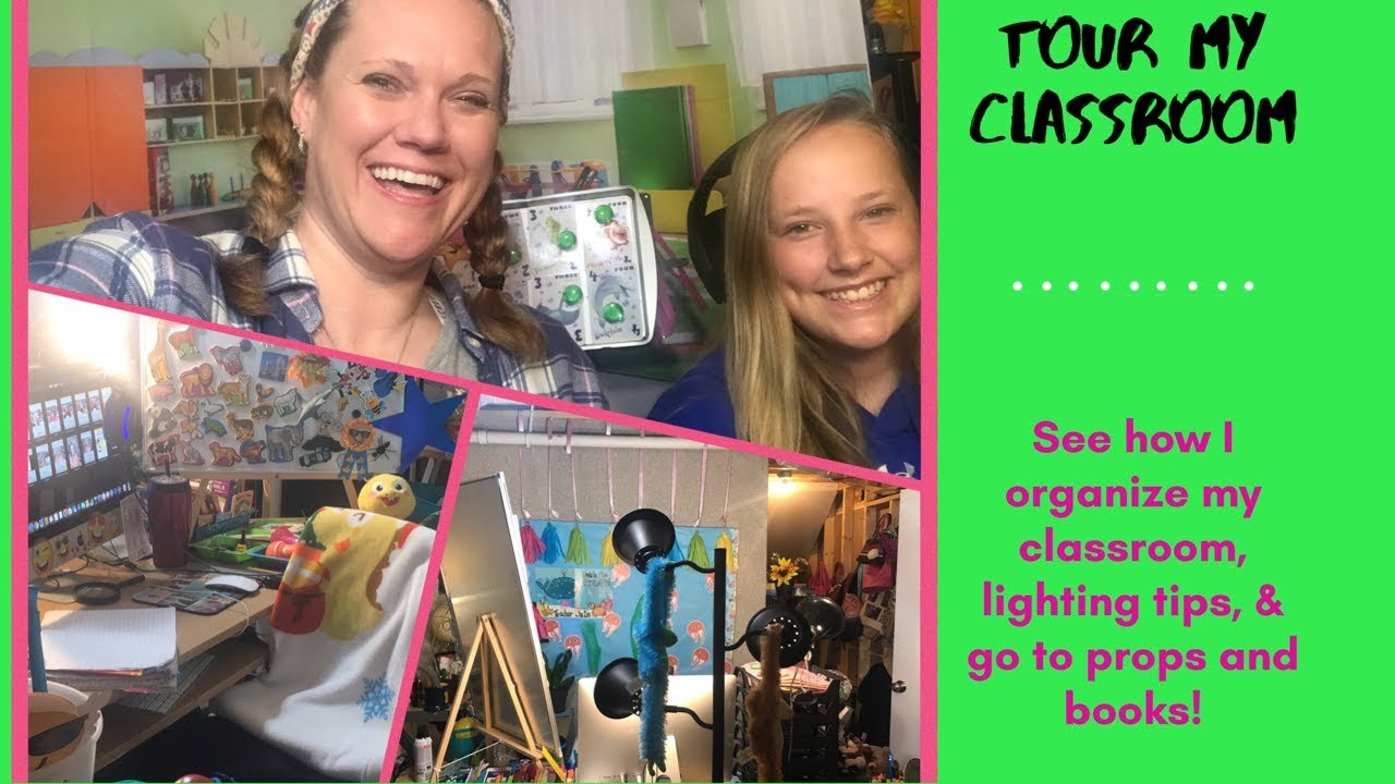 Tour My Classroom | Organization & Prop Ideas for the Online Teacher ...