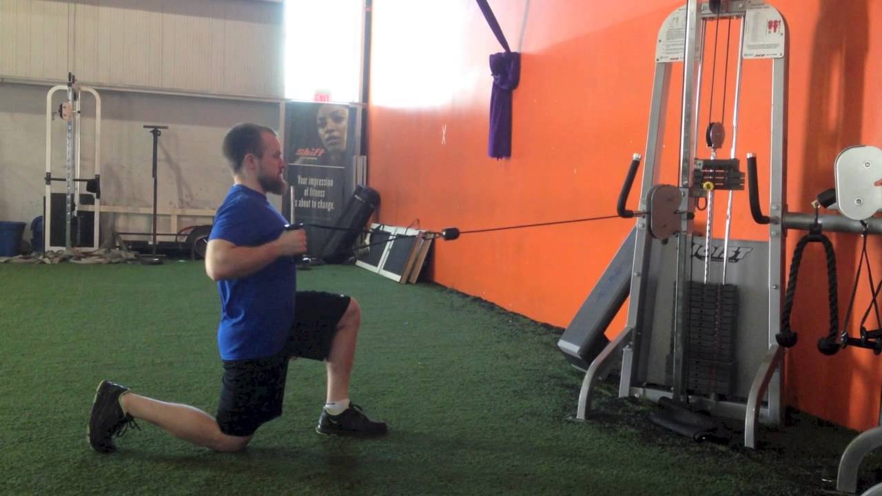 Half-Kneeling Single Arm Cable Row - Viking Strength Systems - YouTube