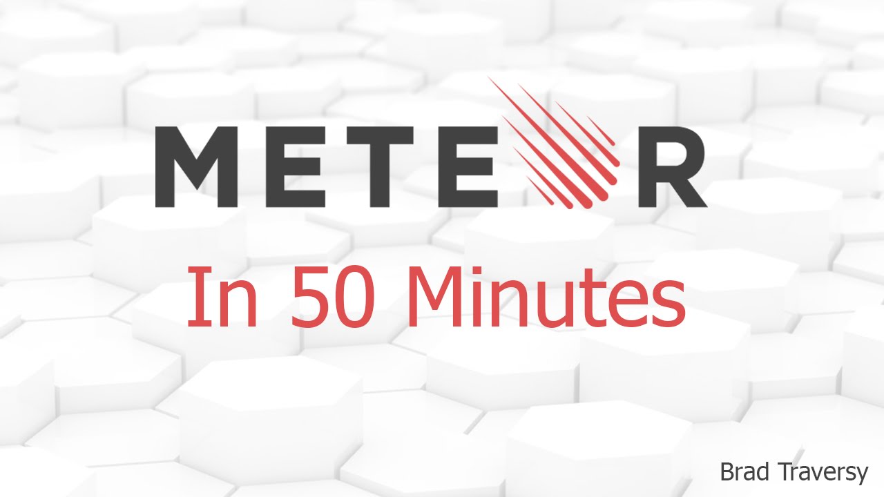 Meteor.js in 50 Minutes - YouTube
