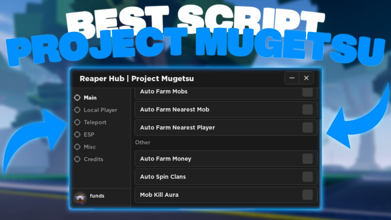 The *BEST* Project Mugetsu Script 🔪 | Auto Farm, Teleports, & MORE ...