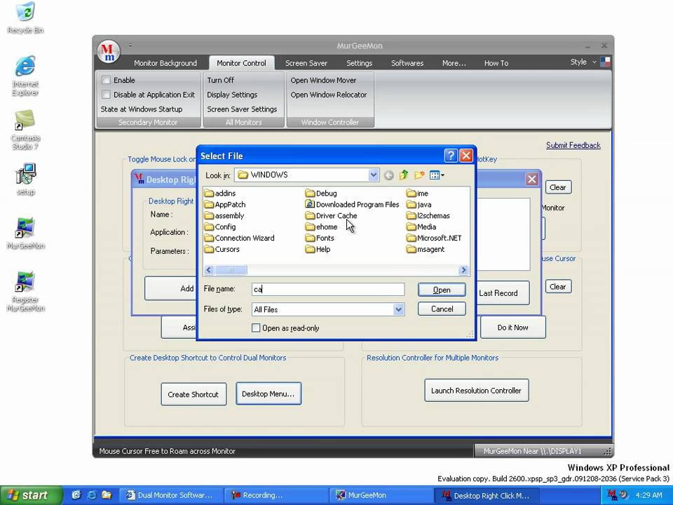 Customize Desktop Right Click Menu for XP, Vista or Windows 7 - YouTube
