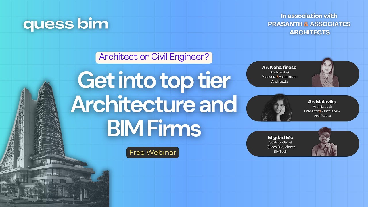 Get into top tier Architecture and BIM Firms by Quess bim & Archnova - YouTube