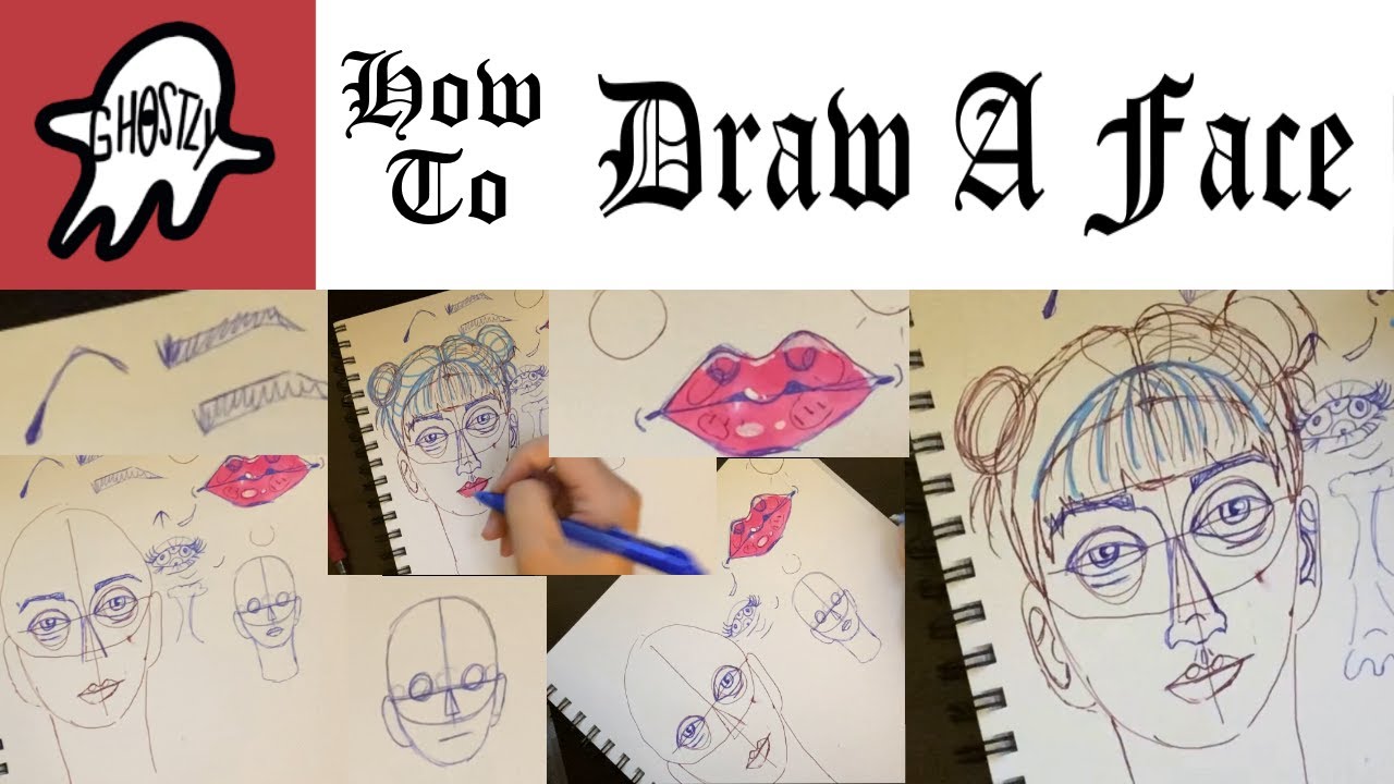 How To Draw A Face - YouTube