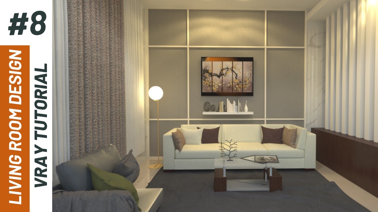 Sketchup Vray Interior | Livingroom Interior | VRAY TUTORIAL #8 - YouTube