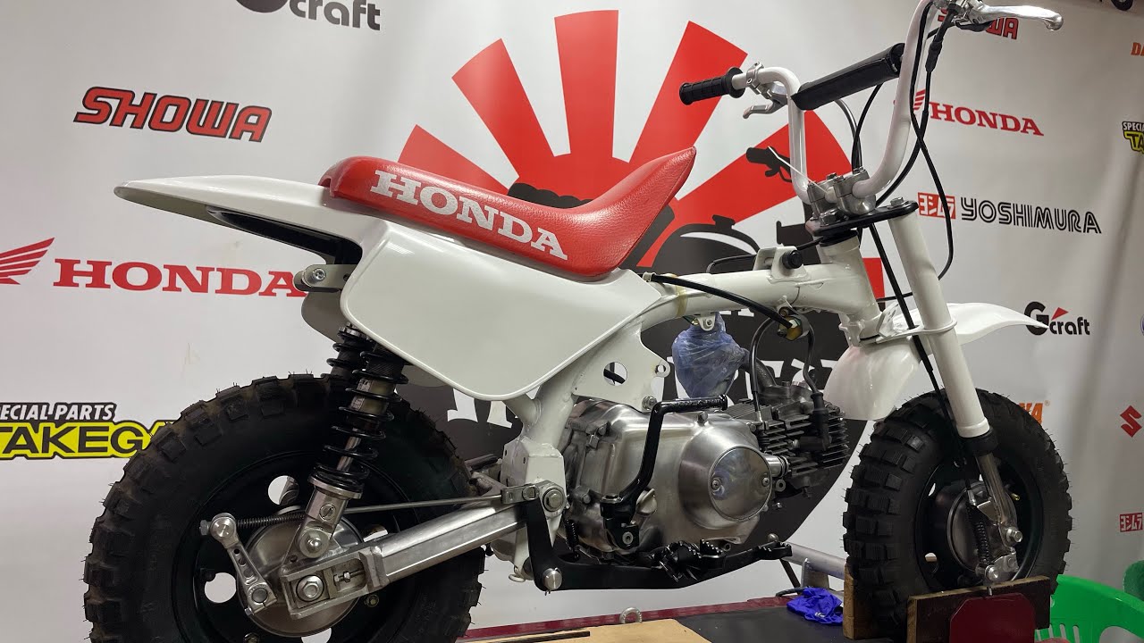 Honda z50r продолжение ч.4 - YouTube