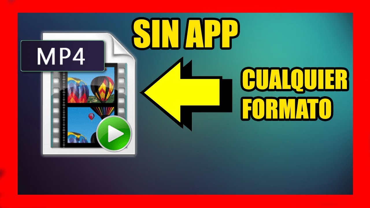 como PASAR un VIDEO a MP4 en ANDROID o IPHONE - YouTube