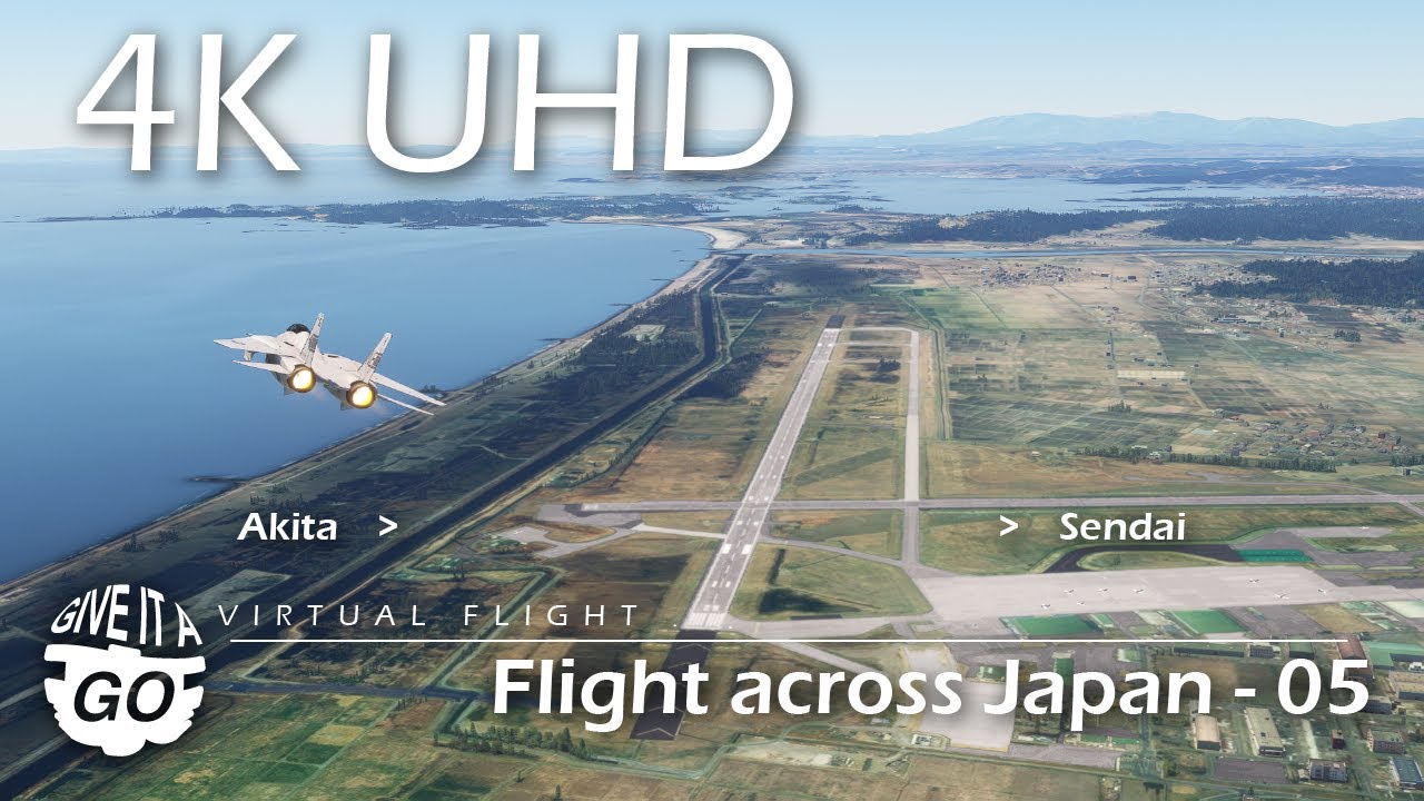 4K - Flight across Japan / Section 5 - Virtual Scenic Flight 051 - YouTube