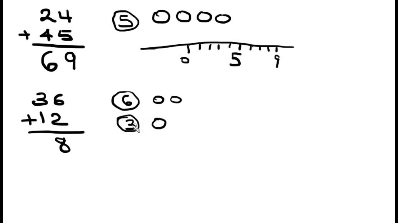 math for somalis adding two digit numbers 1 - YouTube