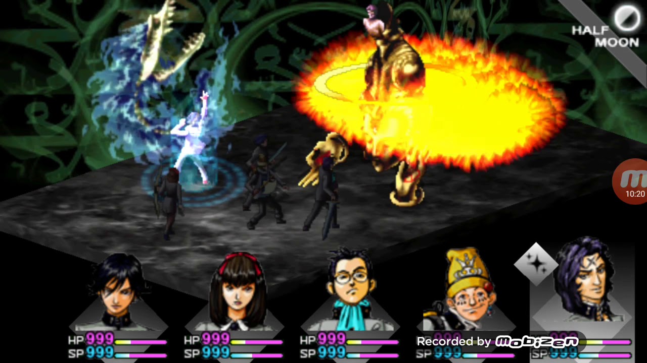 Persona 1 psp boss 8 and 9:kandori and God kandori - YouTube