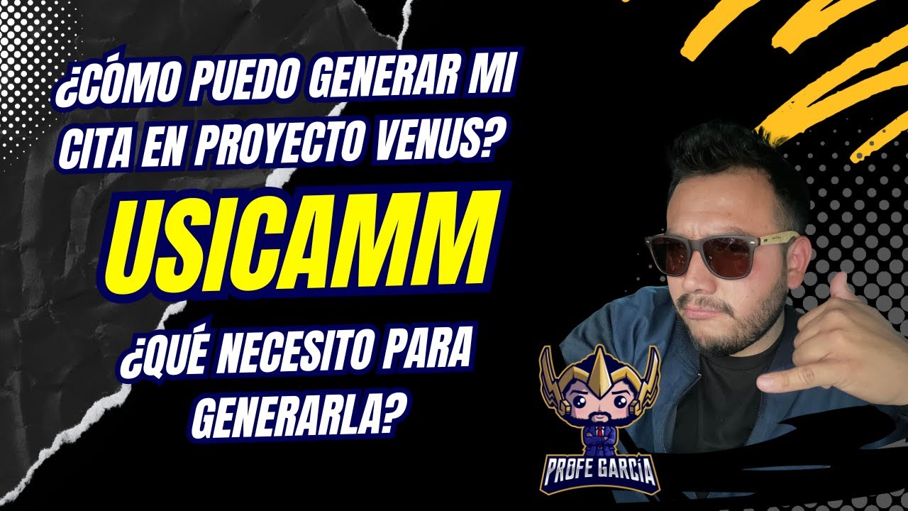 ¿CÓMO GENERAR MI CITA EN PROYECTO VENUS? - YouTube
