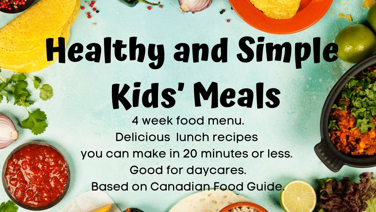 Canadian Food Guide For Kids
